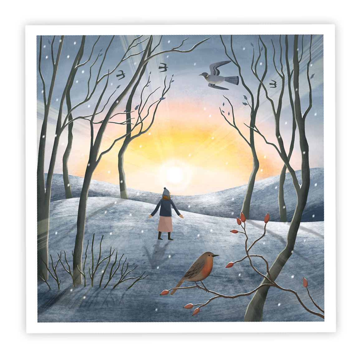 Set of 4 'Winter Solstice' Cards - Resurgence